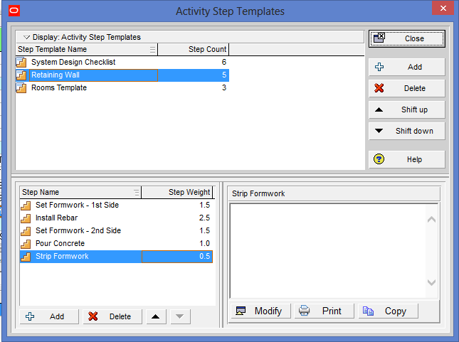 Using Activity Steps Primavera Schedulingprimavera Scheduling